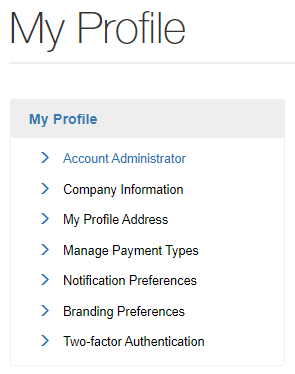 My Profile